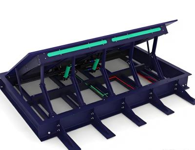 China Hydraulic Automatic Road Blocker System with Shallow Buried Design 100T Load Capacity and PLC Control for Vehicle Access for sale