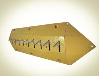 China Manual One-Way Road Blocker Spike Tyre Killer with 3mm Thickness Cast Steel and 10cm Spike Height for sale