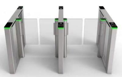 China 304 Stainless Steel Swing Barrier Turnstile Gate with 5 Million Cycles and 600-900mm Channel Width for sale
