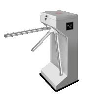 China Security Vertical Turnstile Gate 304 Stainless Steel 1200x280x980mm for Biometric Card Reader Access Control for sale