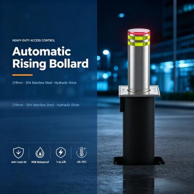 China Automatic Rising Bollards Designed to Enhance Security and Control Vehicle Entry in Urban and Private Parking Spaces for sale