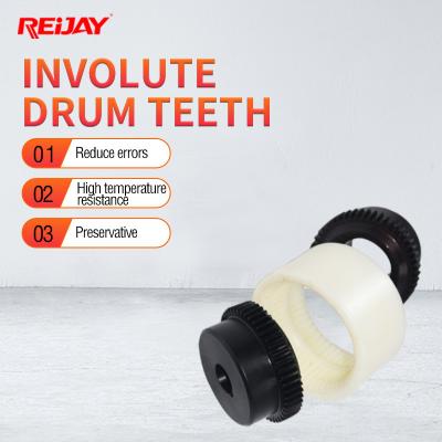 China Large Electric Motor Nylon Shaft Coupling Steel Hub For Various Working Conditions for sale