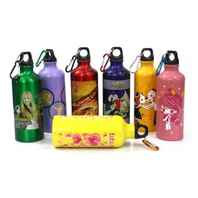 China Oem Logo Silver Aluminum Bottles 500Ml Aluminum Water Bottles Aluminum Water Bottle Sublimation for sale