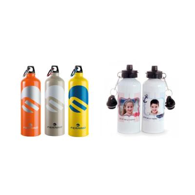 China 500ml Aluminum Blank Printed Sports Sublimation Water Bottle Aluminum Watr Flask for sale