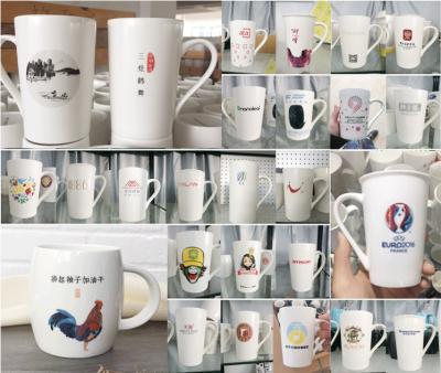 China Cute cartoon ceramic cup creative cup coffee with lid with handle mark cup couple cup expression cup for sale