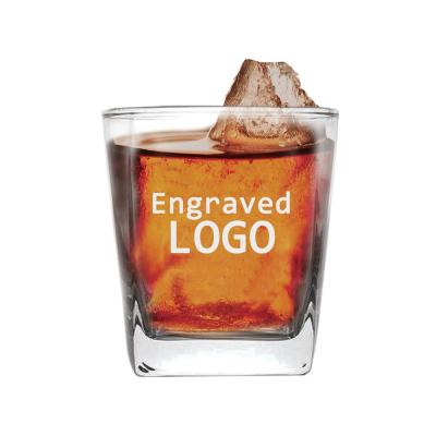 China 9oz Custom Personalized engraved whiskey glass with your logo for sale