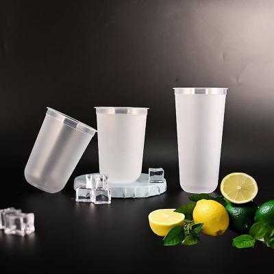 Cina Tazze di plastica a forma di U con 90 mm di diametro in vendita