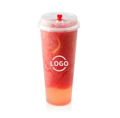 China Tazas de PP transparentes congeladas duraderas ideales para bebidas de marca en venta