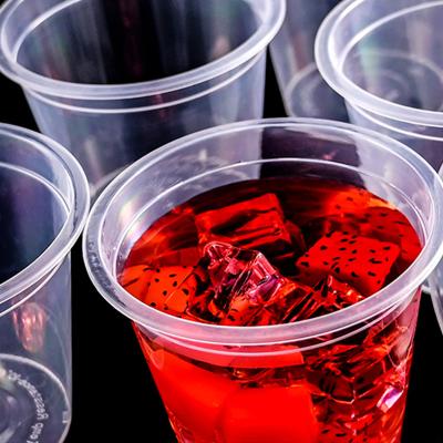 China Transparent PP Injection Plastic Drinking Cups  Clear and Durable for sale
