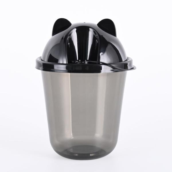 Quality 12oz 16oz U Shaped Plastic Cups Transparent Black For Milk Tea Yogurt for sale