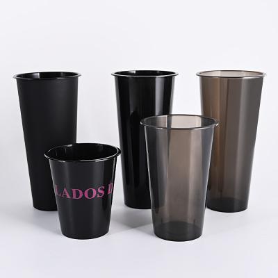 중국 OEM ODM 서비스를 갖춘 폐기 둥근 차 휴대용 PP 플라스틱 음주 컵 판매용