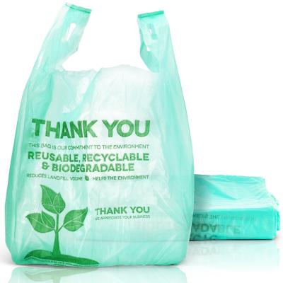 China Custom Printed Biodegradable Plastic Takeaway Bags For Restaurants Cafes Eco Friendly Takeaway Solutions for sale