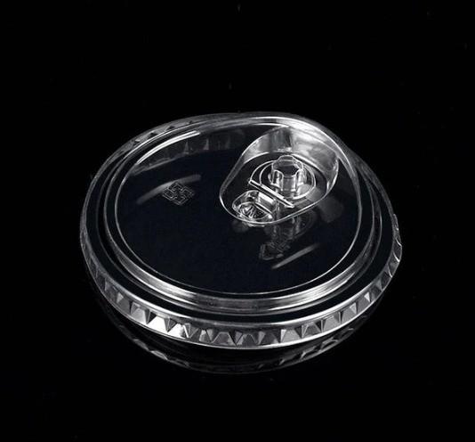 Quality Disposable PET Plastic Cup Lids Clear Transparent For Coffee Yogurt Juice Tea for sale