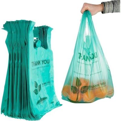 China Sustainable Compostable Custom Takeaway Bags For Shops Business Food for sale