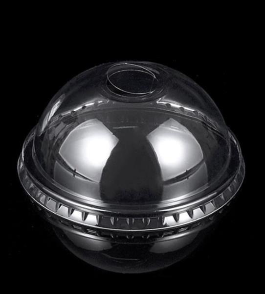 Quality Portable Durable Clear Plastic Cups Dome Lids PET Cup Lid With ODM Service for sale