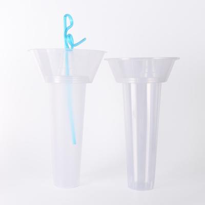 Cina Tazze di plastica personalizzate rigide usa e getta con ciotola di plastica per snack in vendita