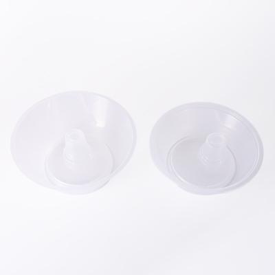 China 2 In 1 90mm Diameter PP Plastic Cups With Snack Tray OEM ODM Service 5000pcs for sale