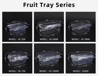 Cina Classificazione alimentare Contenitori alimentari monouso in plastica Scatole alimentare riciclabile per piatti freddi in vendita