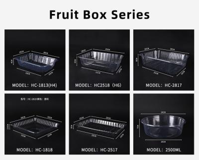 Cina Classificazione alimentare Contenitori alimentari monouso in plastica Scatole alimentare riciclabile per piatti freddi in vendita