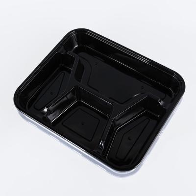 Cina Contenitori alimentari monouso in plastica rettangolari spessore 0,5-1,5 mm Microonde per snack in vendita