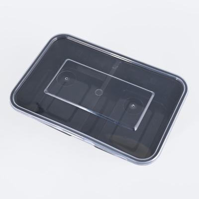 Cina Contenitori alimentari monouso in plastica rettangolari spessore 0,5-1,5 mm Microonde per snack in vendita