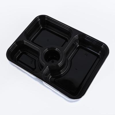 Cina Contenitori alimentari monouso in plastica rettangolari spessore 0,5-1,5 mm Microonde per snack in vendita