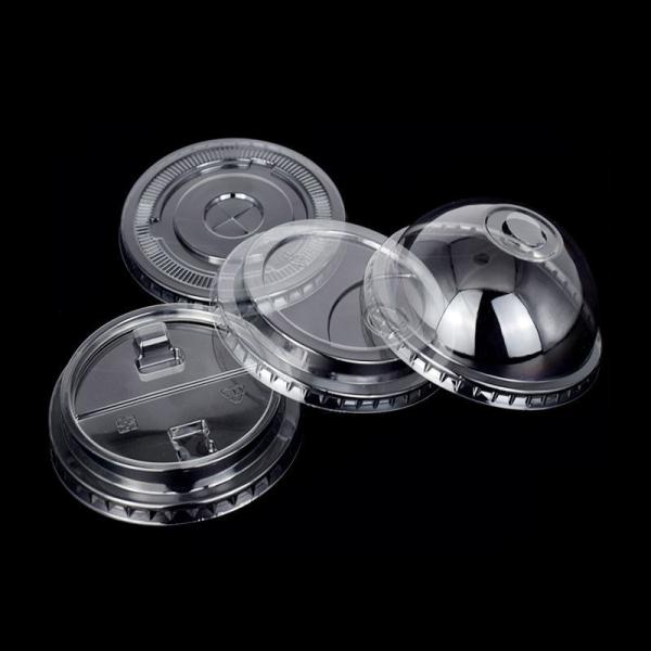 Quality Eco Friendly Plastic Cup Lids 90mm 93mm 95mm 98mm For Coffee Juice Tea for sale