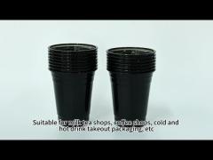 Eenmalige koude dranken Huisdier 16 oz bekers Huisdier plastic bekers met deksels