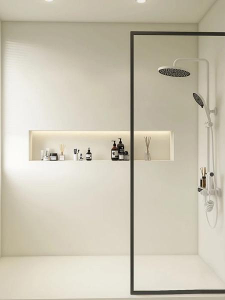 Quality Modern Glass Shower Enclosure Interior Tempered Glass Partition For Bathroom for sale