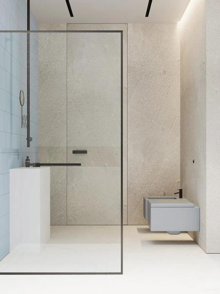 Quality Modern Glass Shower Enclosure Interior Tempered Glass Partition For Bathroom for sale