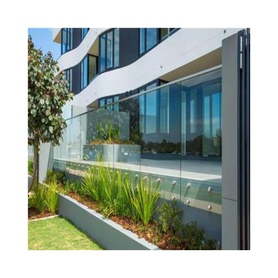 China CCC gelamineerde reling glas aluminium geraamde glazen handrail voor balkon Te koop