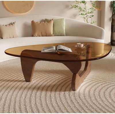 China 12mm Thickness Coffee Glass Table Living Room Creative Dining Table Top Glass for sale