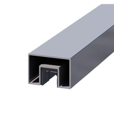 Cina Profili di balustrade per ringhiera in vetro laminato da 12 mm Profili in alluminio in vendita