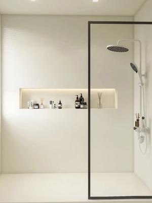 Cina Cassa doccia in alluminio nero opaco Pareti vetrate temperate bagno in vendita