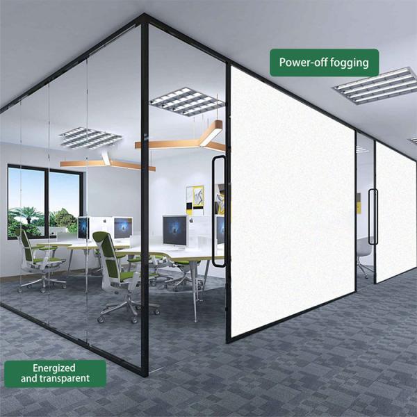 Quality Switchable Pdlc Smart Glass Electronic Glass Partitions For Shopping Malls for sale