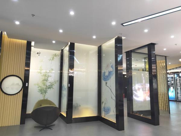 Quality Hotel Smart Glass Pdlc Film Electronic Pdlc Smart Glass Switchable for sale