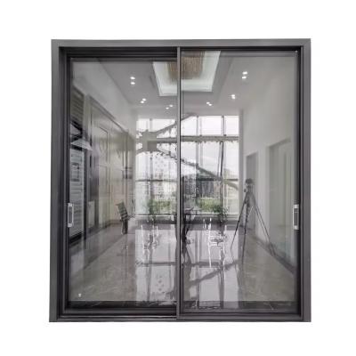 Cina Porte di vetro in alluminio esterne per patio Porte di vetro per balcone esterno in vendita