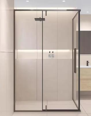 China Roestvrij staal douche deur badkamer gehard glas douche behuizing Te koop