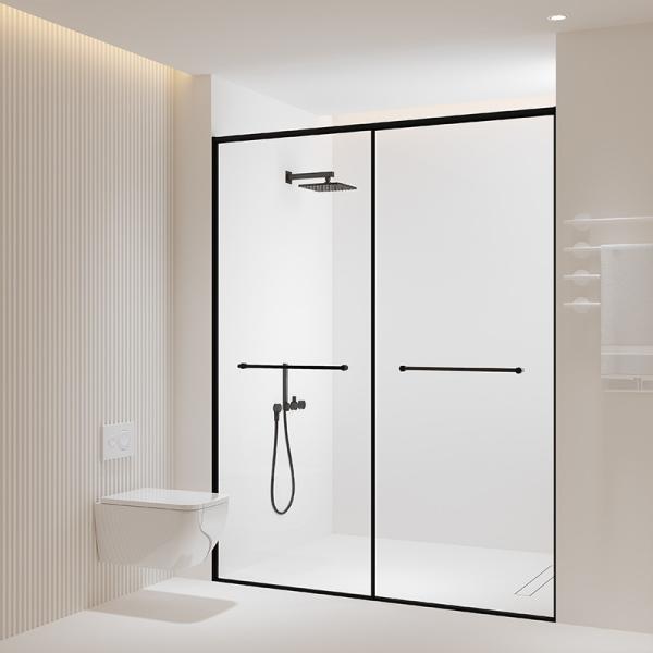 Quality 3mm-12mm Tempered Glass Shower Room Dry And Wet Separation for sale