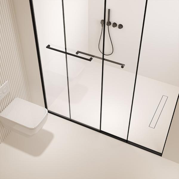 Quality 3mm-12mm Tempered Glass Shower Room Dry And Wet Separation for sale