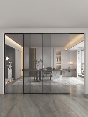 China Schrank Aluminium Glas Türrahmen Enge Innentrenntüren zu verkaufen