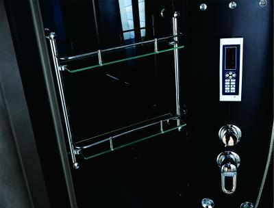 Cina Doccia personalizzabile con profilo nero e vetro temperato per lussuosi in vendita