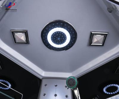 Cina Sala doccia funzionale quadrata con vetro temperato e telaio di alluminio per un lussuoso in vendita