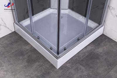 Cina Sala doccia funzionale quadrata con vetro temperato e telaio di alluminio per un lussuoso in vendita