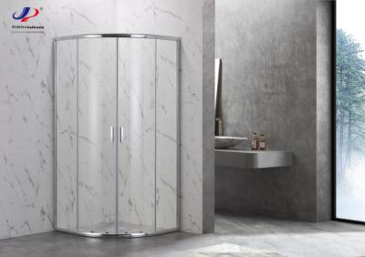 China Quadrante de chuveiro com vidro temperado 4/5mm e moldura de alumínio para um luxuoso à venda