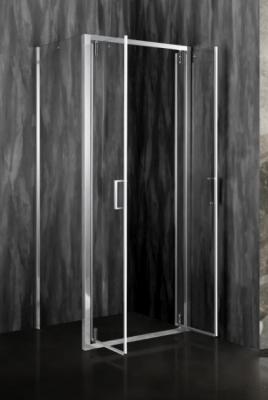Cina Elegante Porta Doccia con Profilo Cromato per Bagni Moderni in vendita