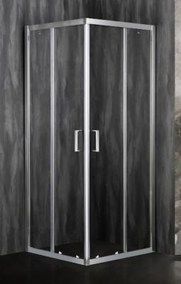 Cina Stylish casse doccia quadrate con profilo cromato per moderni in vendita