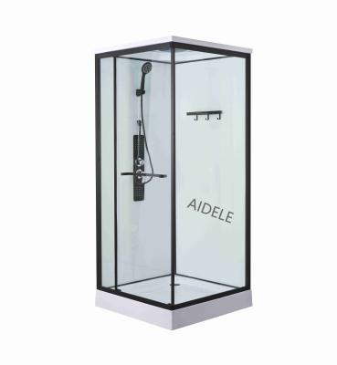 China Tempered Glass Enclosed Shower Stall Providing Enhanced Privacy and Noise Reduction in Shared Bathroom Environments for sale