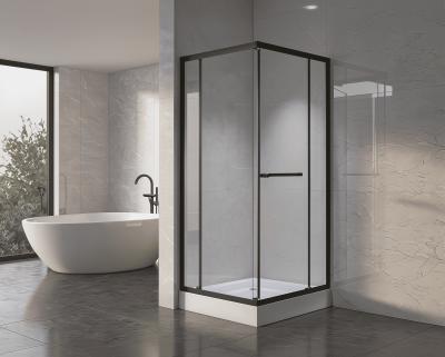 China Aluminum Shower Enclosure Bathroom with Folding Door for sale