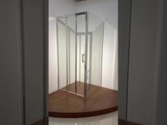 cerco retangular do chuveiro de 6mm com porta deslizante 31